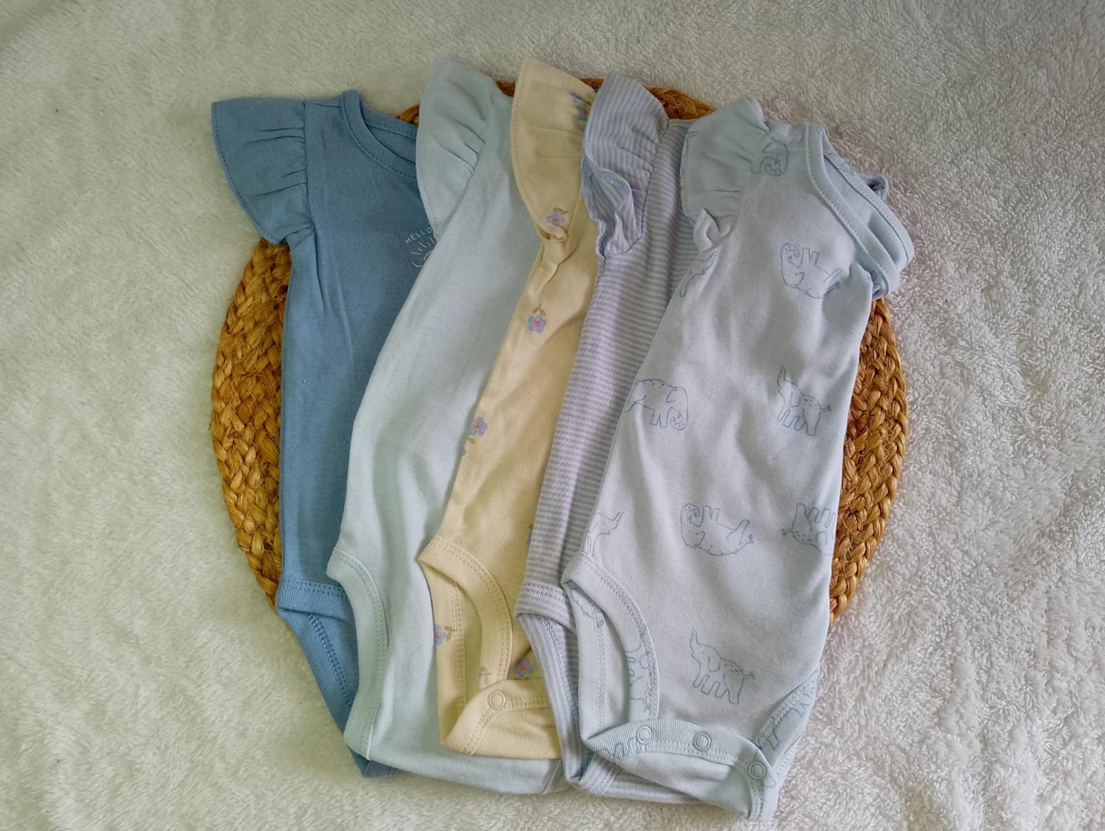 Set de 5 mamelucos Talla: 3 meses - Crece Conmigo